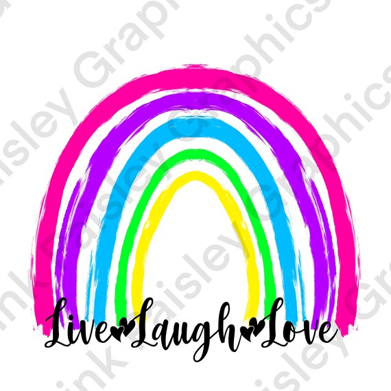 Neon Rainbow Coordinating Design 4 PNG Images Clip Art | Etsy
