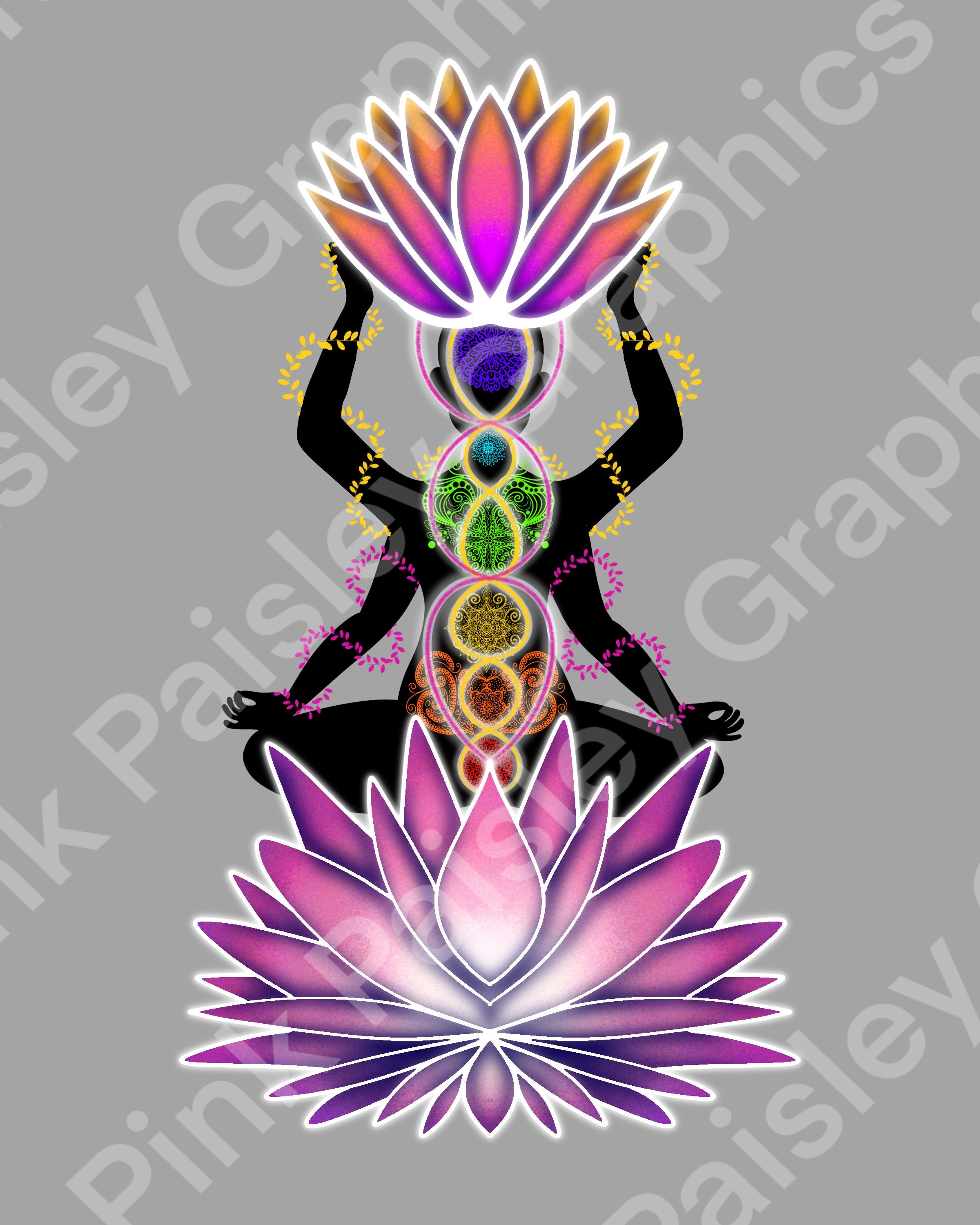 Zen Chakras PNG Clip Art Hand Drawn Transparent - Etsy UK