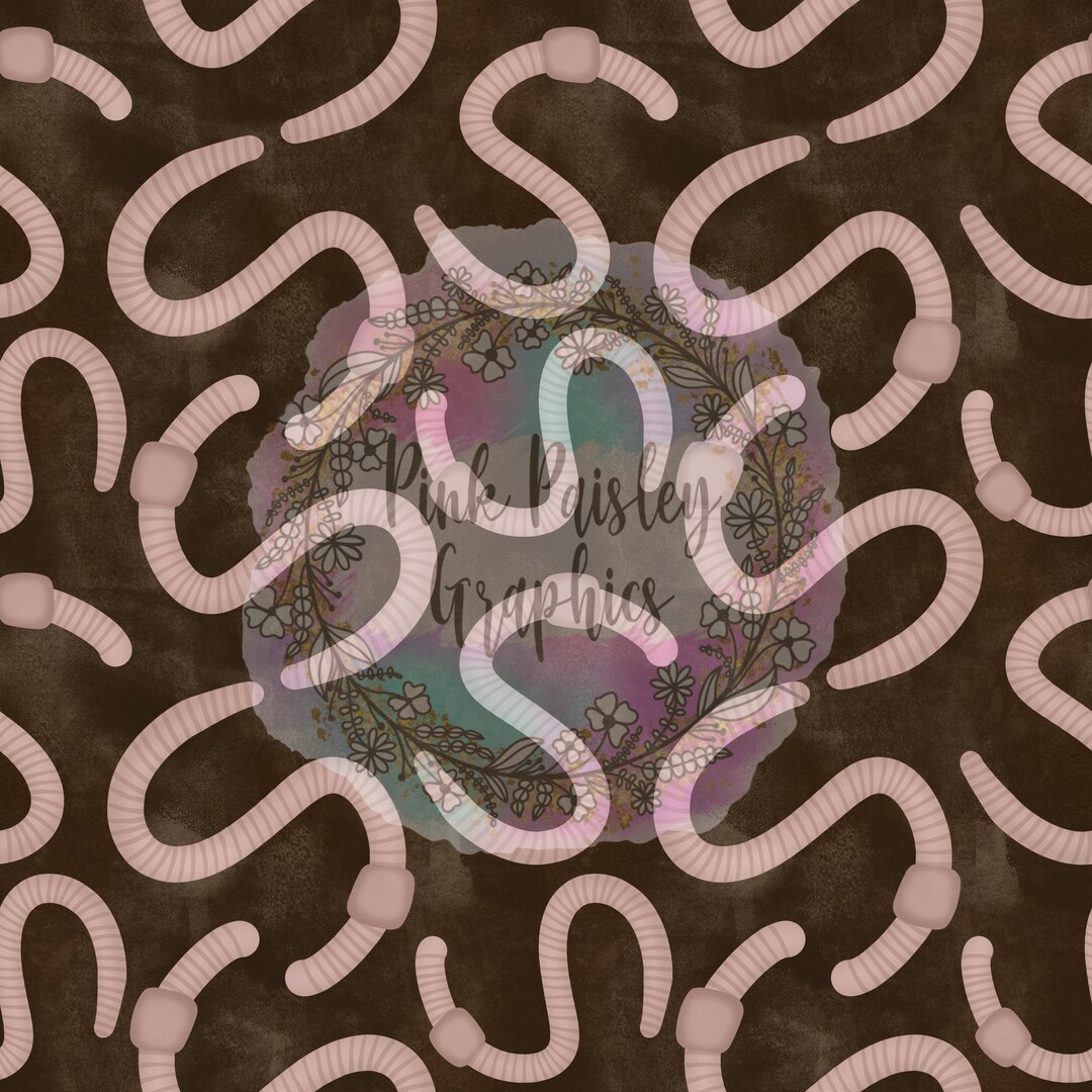 Worms - Dirt - Boy Design - Seamless Design - Etsy