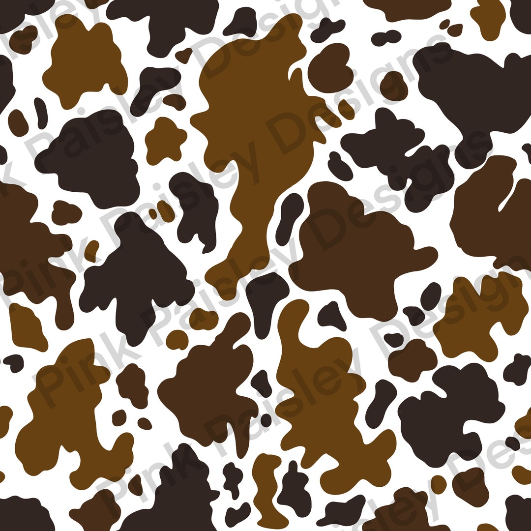 Cow Print Seamless Designs - 4 Pack - Digital Files - Etsy