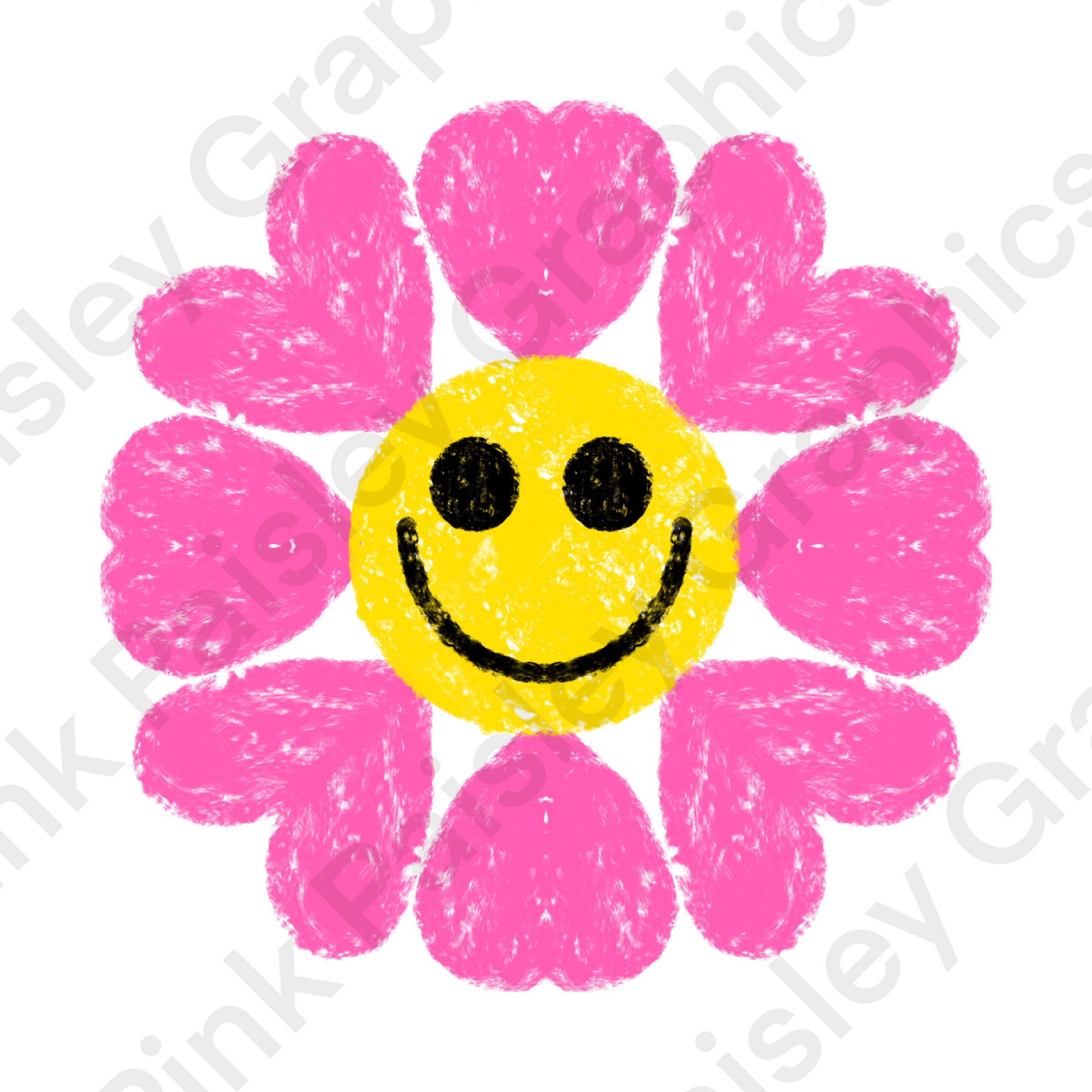 Smiley Face Flower Clipart Pictures