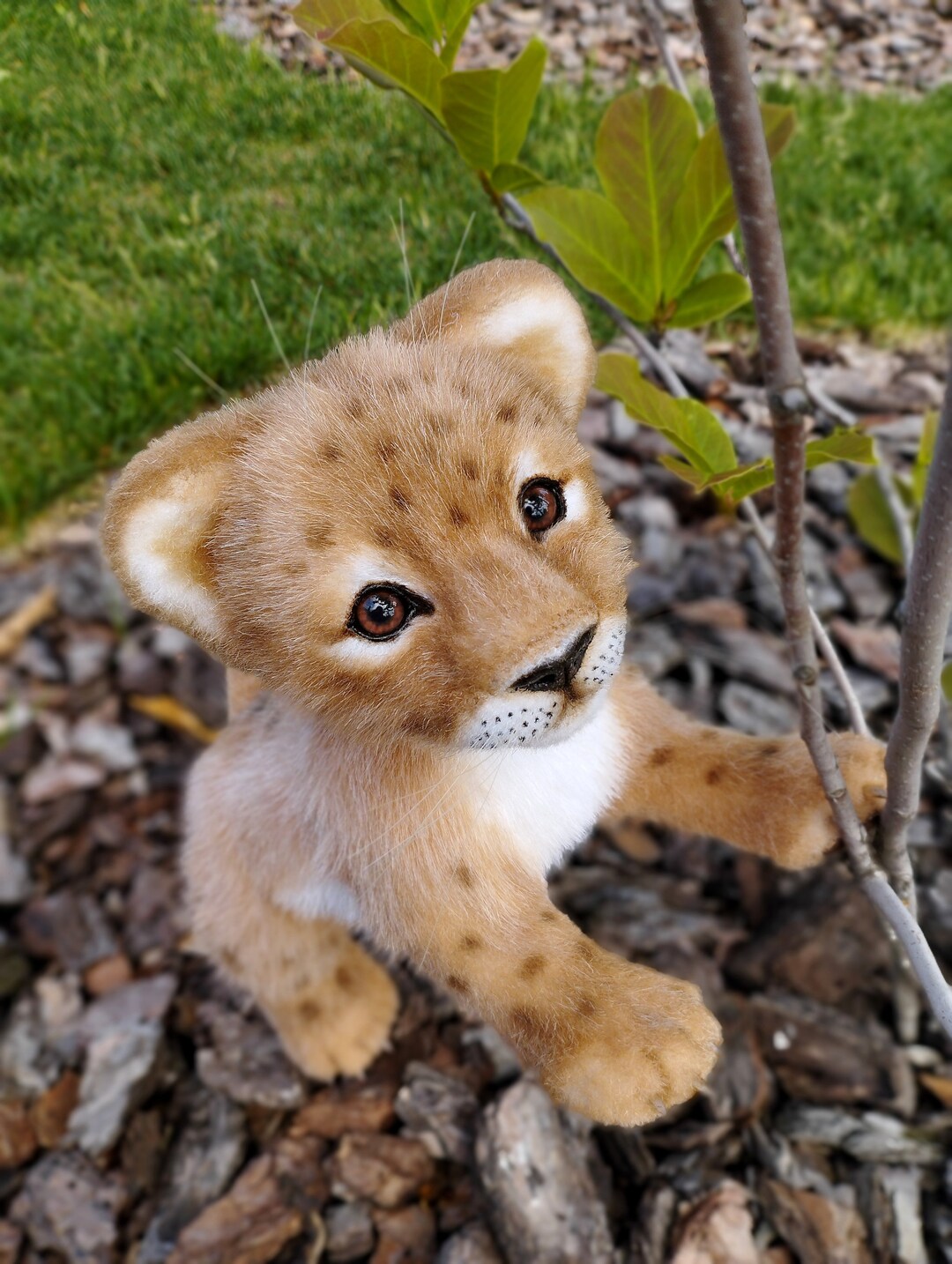 MADE TO Orderlife Like Cute Plushie Handmade Lion Animal, Stuffed Animals, Lion King Replica ...