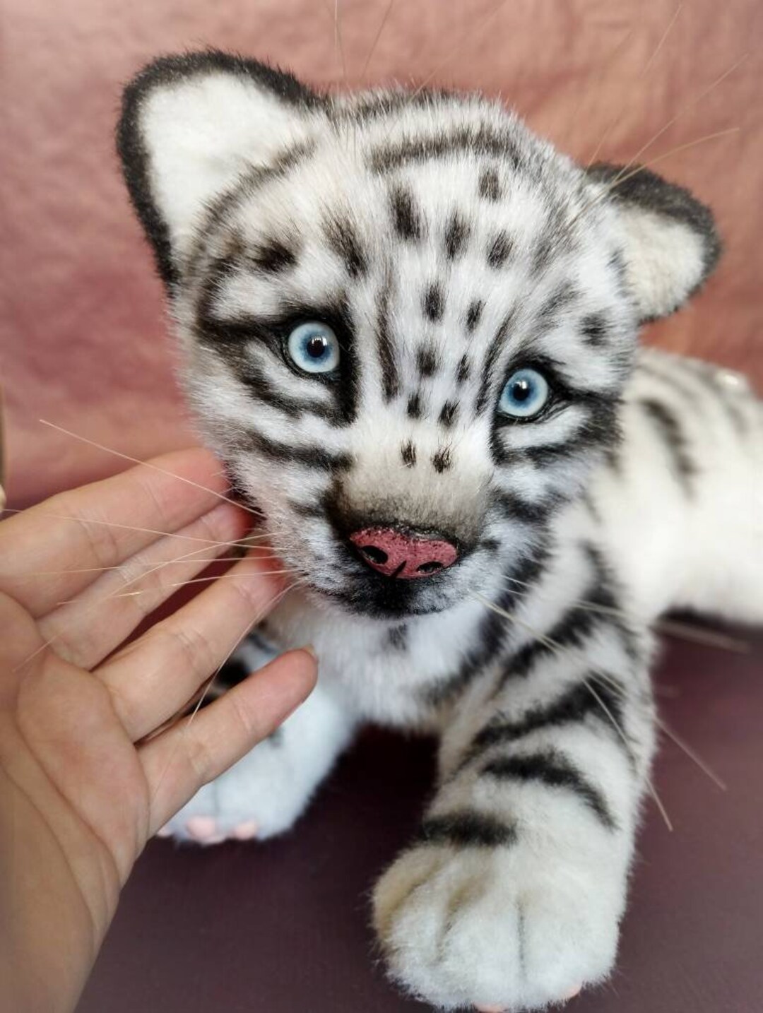 White Tiger, Realistic Tiger, Tiger Cub, Animal Portrait, Wild Cat ...