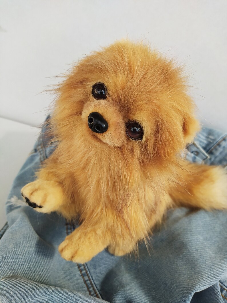 Spitz Dog Puppy Plush Toycollectible Toypomeranian - Etsy