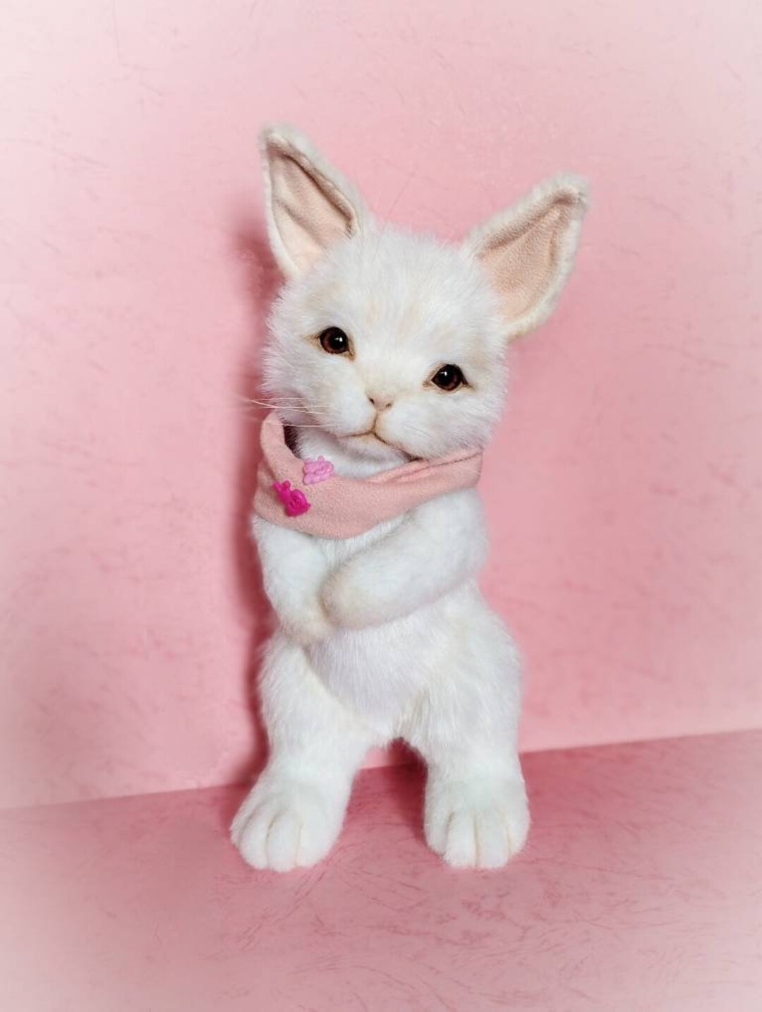 White Rabbit, Handmade Realistic Rabbit, Plush Bunny,stuffed Animals ...