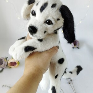 Made to Orderrealistic Handmade Dolmatian Cute Plush Puppy Toy, Stuffed ...
