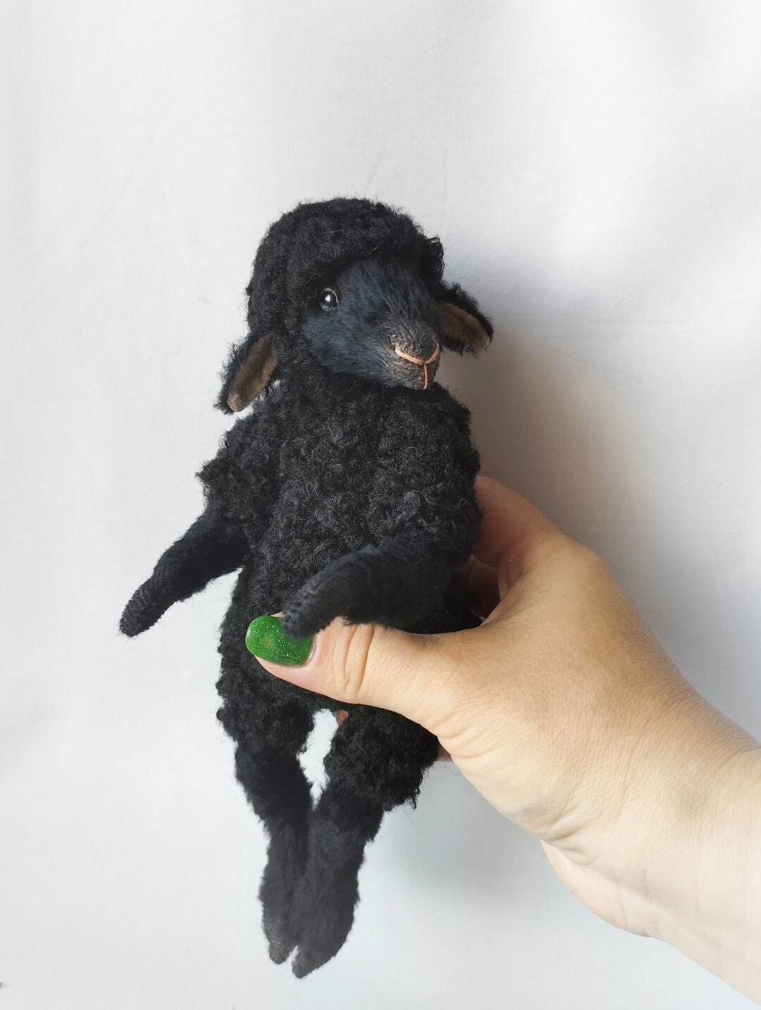 Black Sheep Doll, Teddy Sheep, Sheep Art Doll, Lamb Plush, Lamb Plushie ...