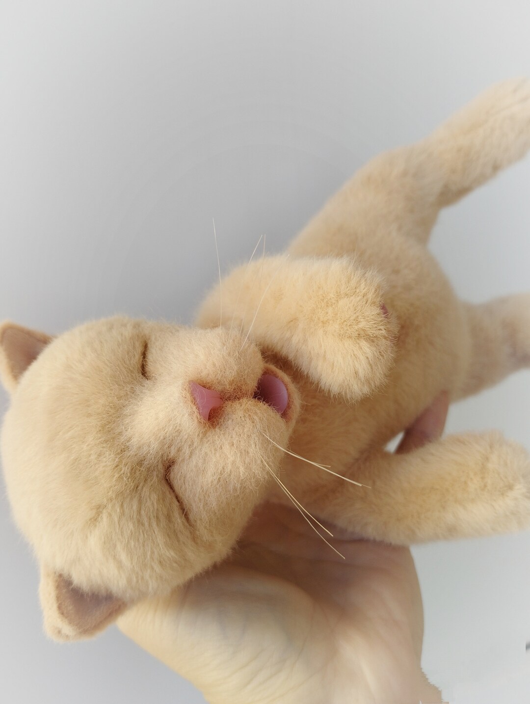 Realistic Newborn Plush Kitten ,plush Cat ,realistic Kitten,stuffed ...