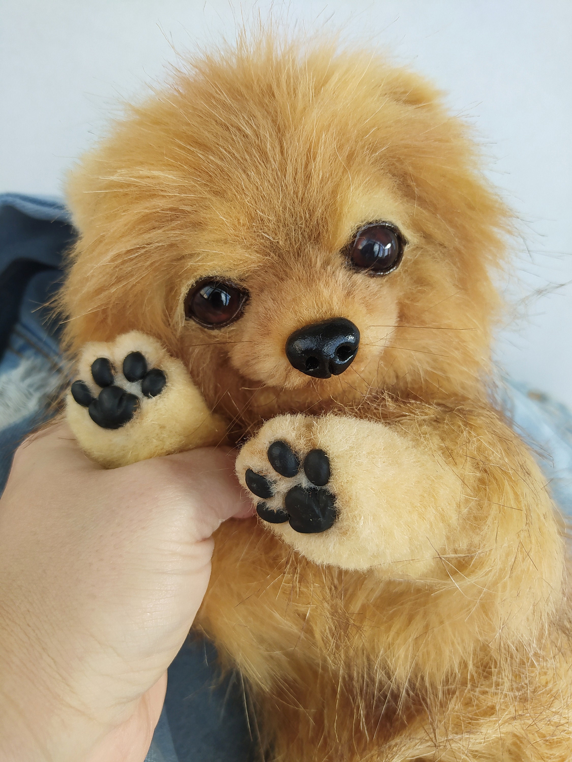 Spitz Dog Puppy Plush Toycollectible Toypomeranian - Etsy