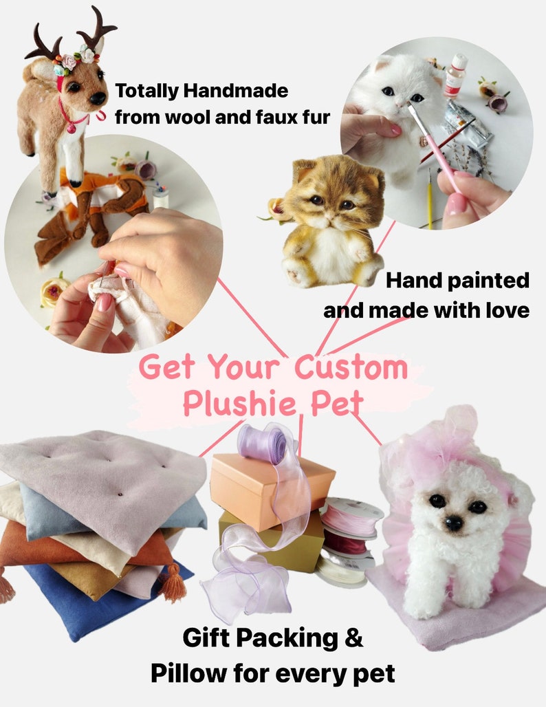 Made to Order!!!! Pink Fox,plush Fox, Custom Realistic Stuffed Fox ...