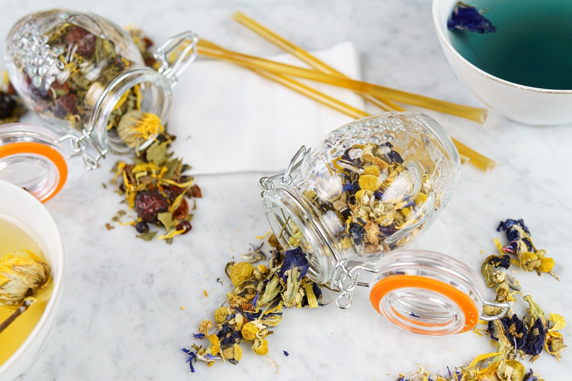 Herbal Tea Gift Set, Limited Edition Tisane Gift Set, Caffeine Free ...