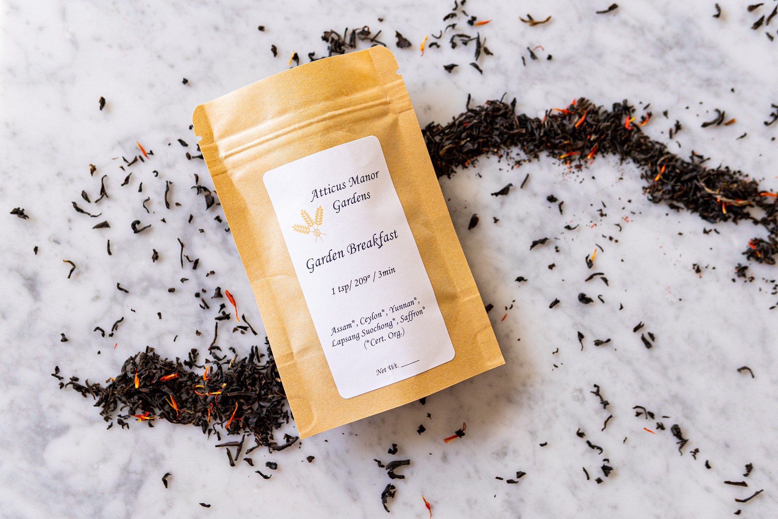 Breakfast Blend, Black Tea, Garden Breakfast, Loose Leaf, Organic - Etsy