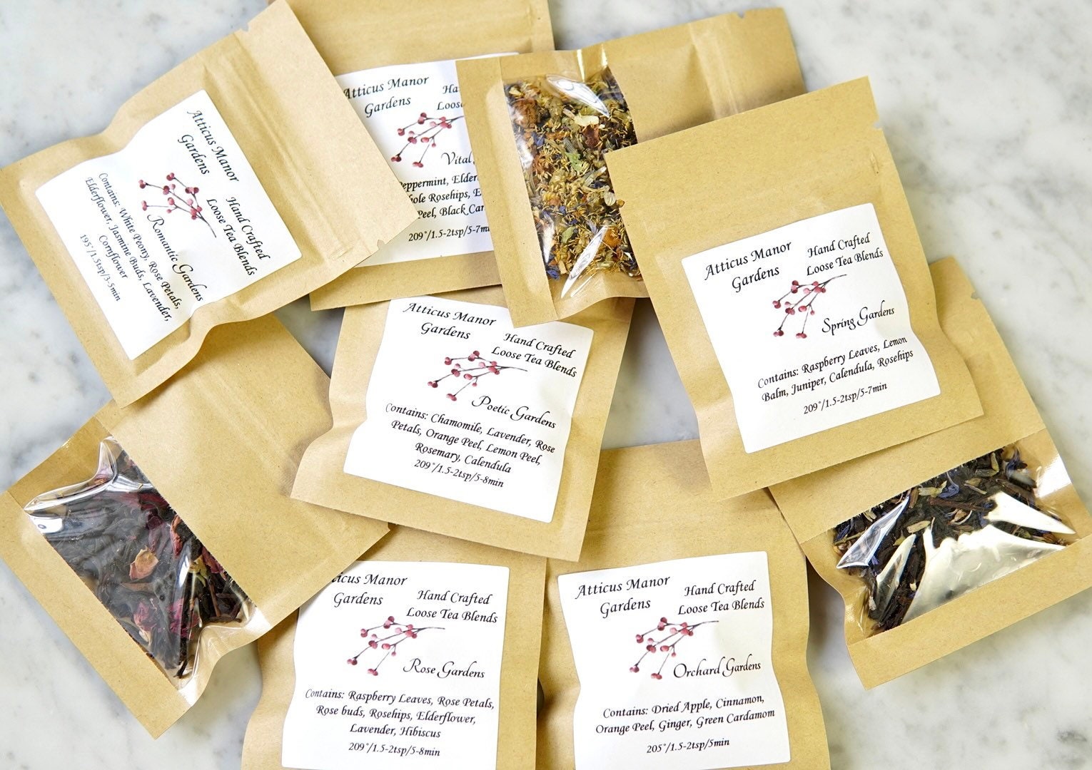 Variety Tea Sampler Pack Try Them All Single Serving Sample - Etsy
