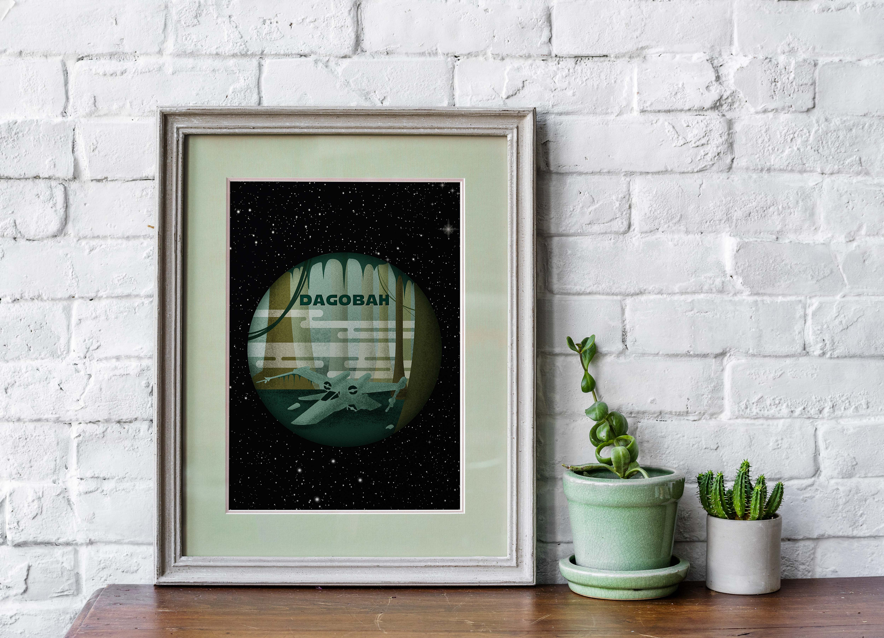 STAR WARS PLANETS illustration poster collection - Etsy France