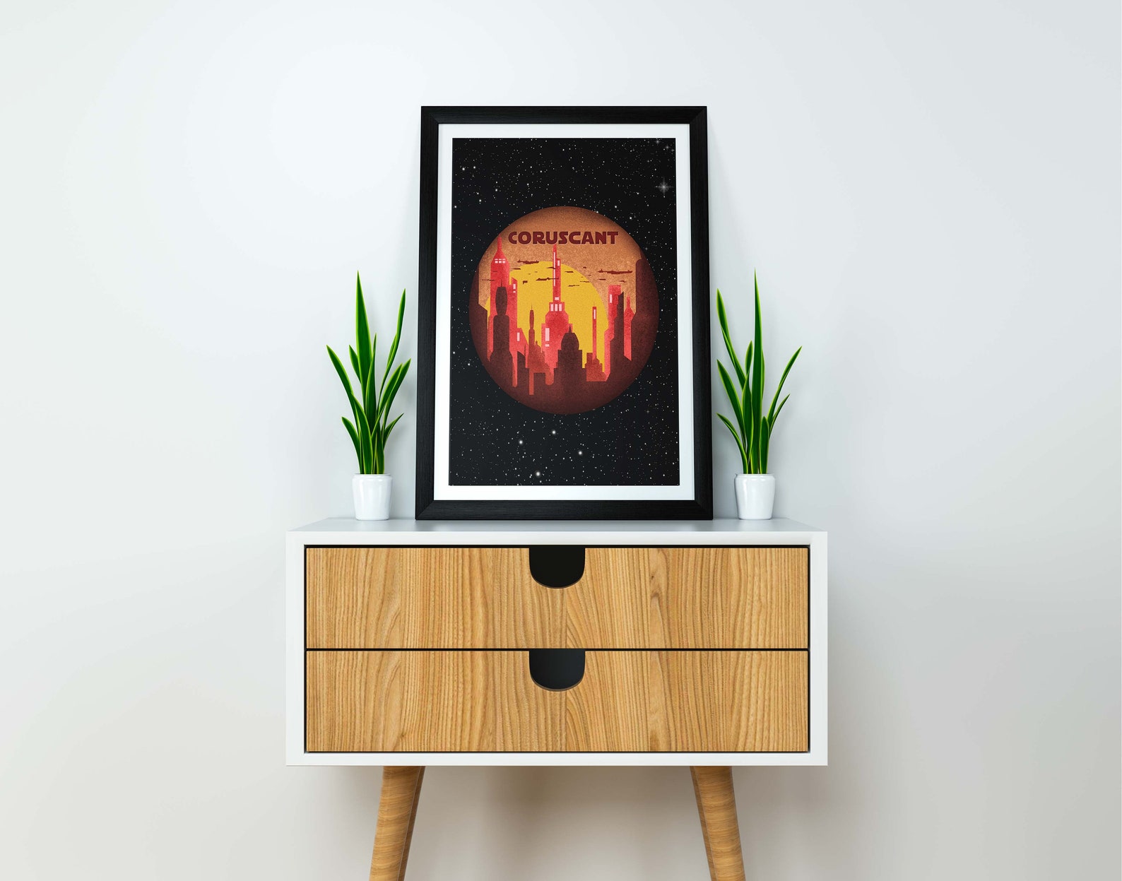 STAR WARS PLANETS illustration poster collection - Etsy France