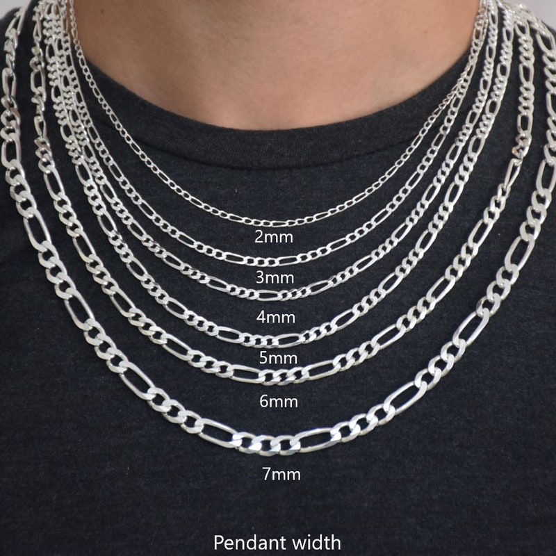 Silver Chain Necklace - Etsy