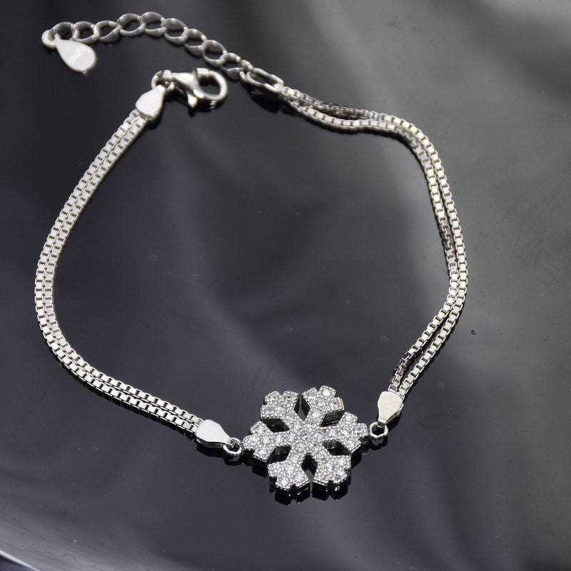 Snowflake Bracelet - Etsy