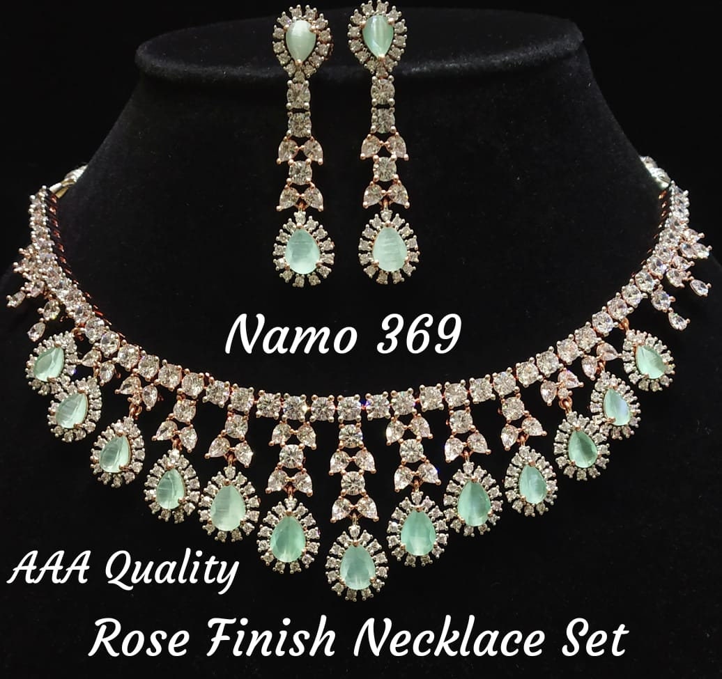 Beautiful American Diamond Necklace Set Bridal Necklace Set - Etsy