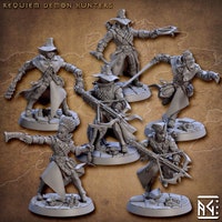 Warlock Reaper Priest Miniature Crusader Dungeons and Dragons Mini RPG ...