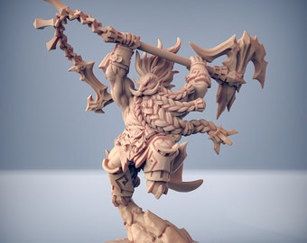 Winged Bull Mount Dnd Miniature Dwarf Rider D&D Mini - Etsy