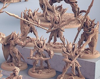 Elven Knight Miniature - Etsy