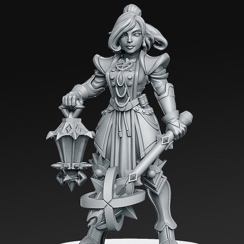 Female Ranger Dnd Miniature Tabletop RPG DND Mini D&D - Etsy