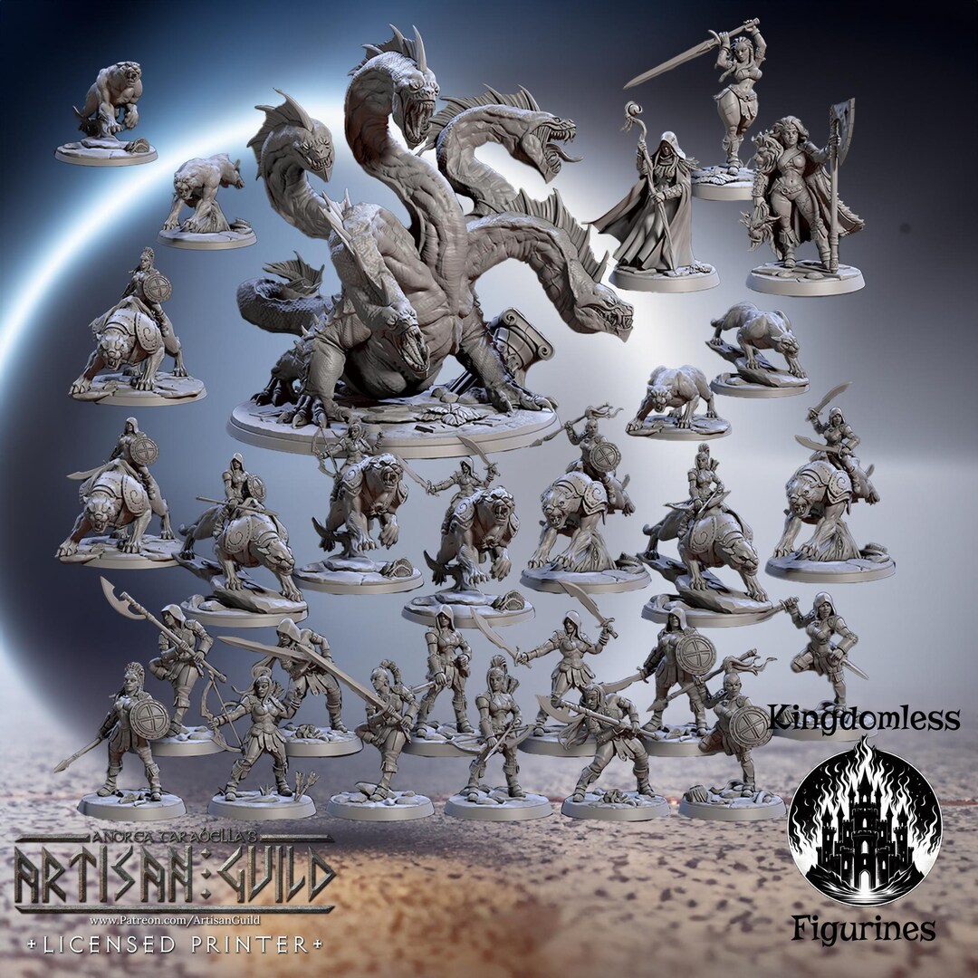Veiled Sisterhood Full Set Dnd Miniature | Tabletop RPG Dnd Mini | D&D ...