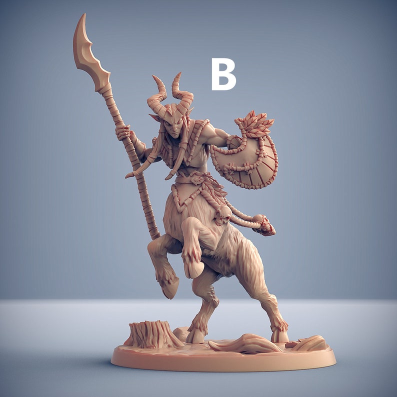Satyr Centaur Miniature | Dnd, Pathfinder Tabletop RPG Figure | Artisan ...