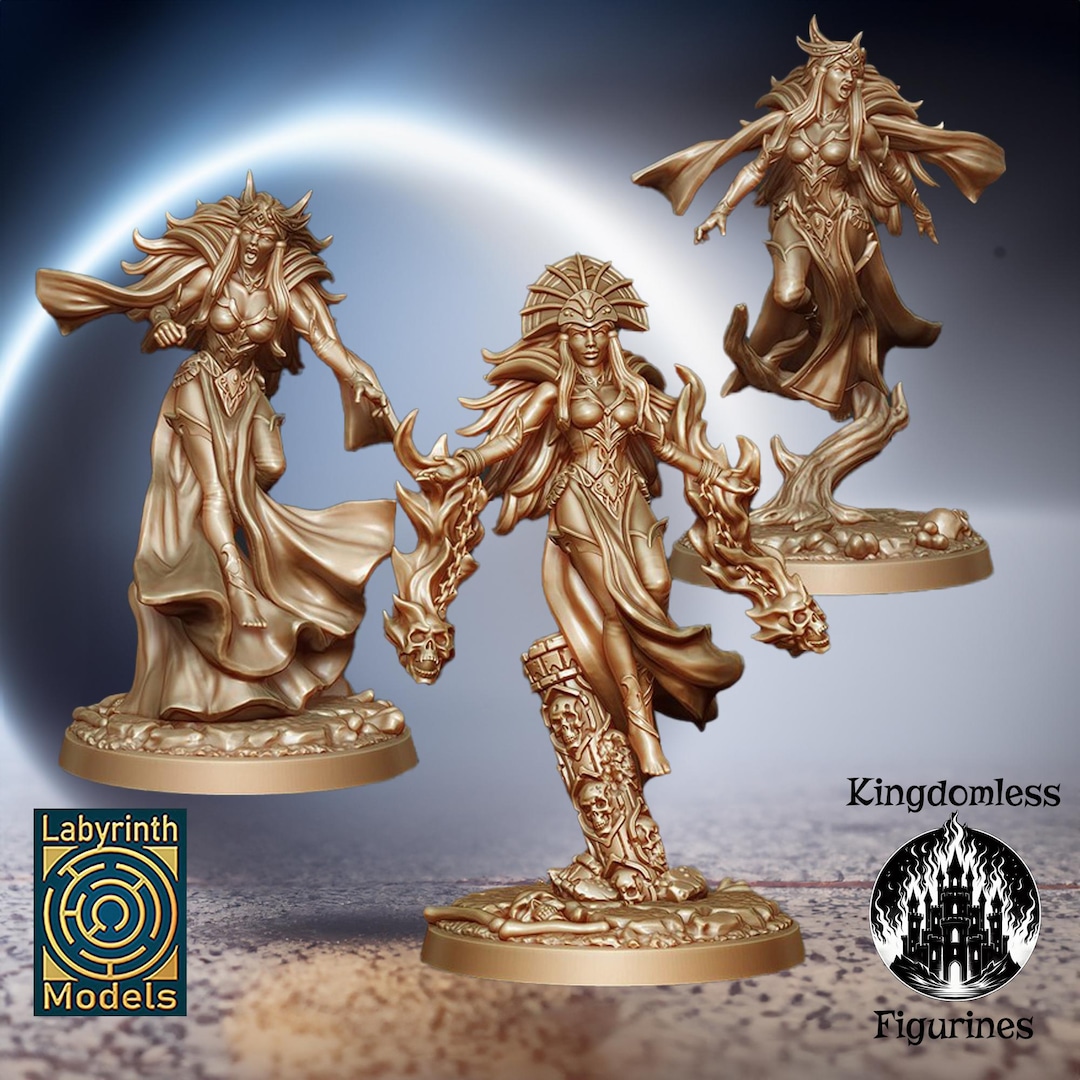 Undead Banshee Dnd Miniature, Tabletop RPG Dnd Mini, D&D Figurines ...