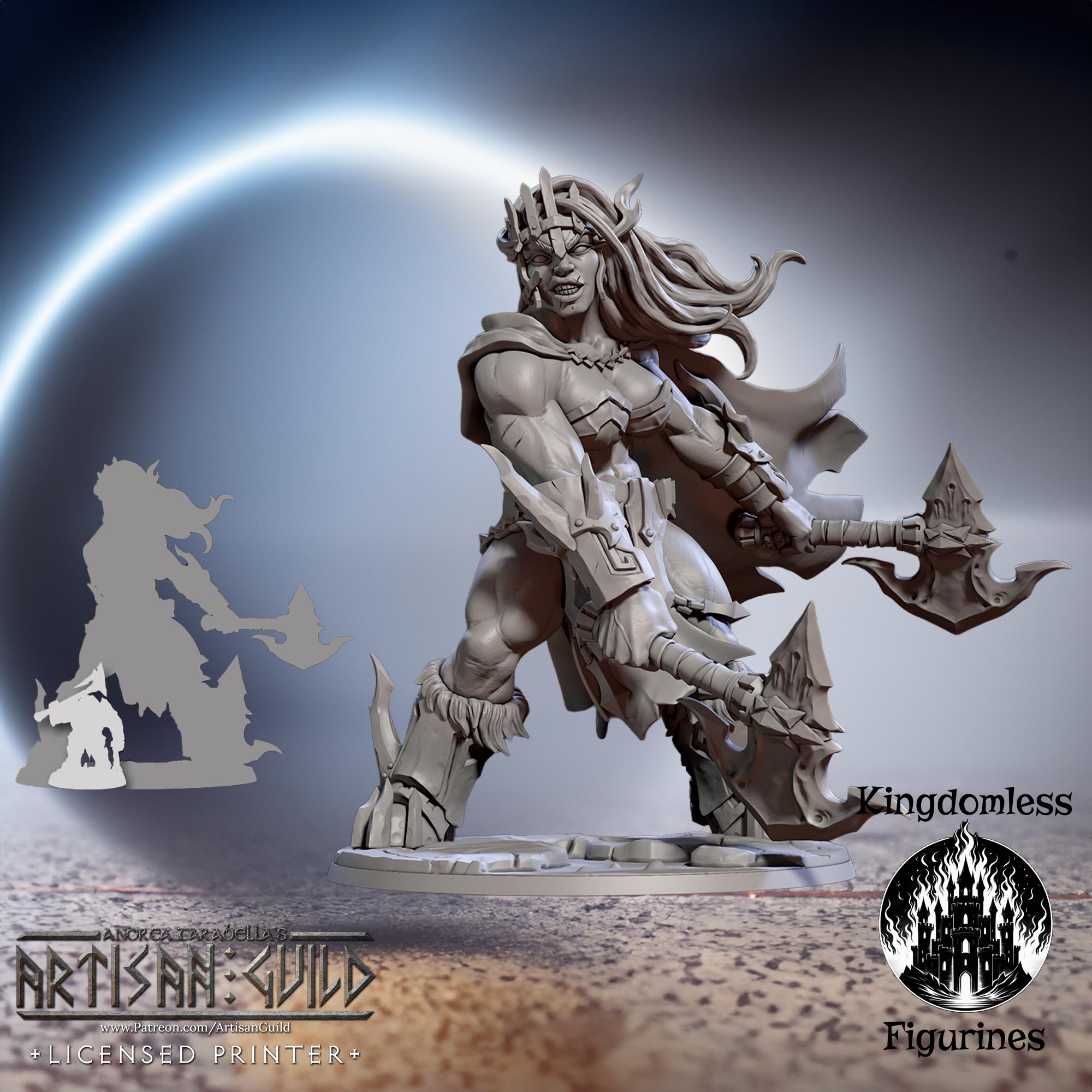 Female Dwarven Fire Giant Miniature: Artisan Guild RPG Mini - Etsy