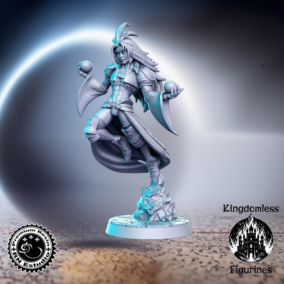 Female Human Mage Miniature, Dnd RPG, RN Estudio - Etsy
