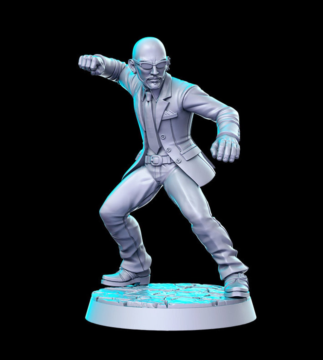 Modern Hitman Dnd Miniature, Tabletop RPG Dnd Mini, D&D Figurines ...