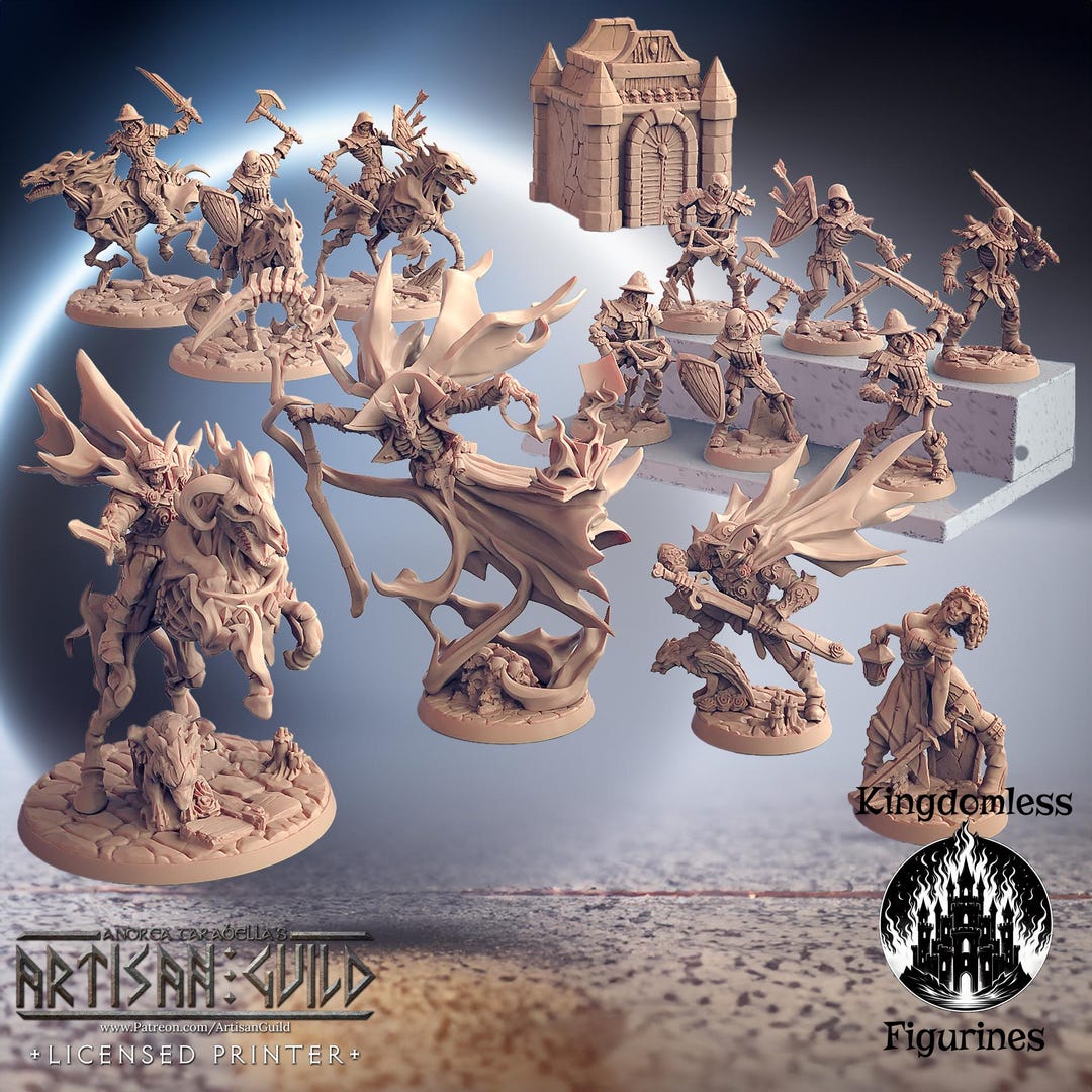 Old-burg Fallen Ones Full Set Dnd Miniature | Tabletop RPG Dnd Mini | D ...