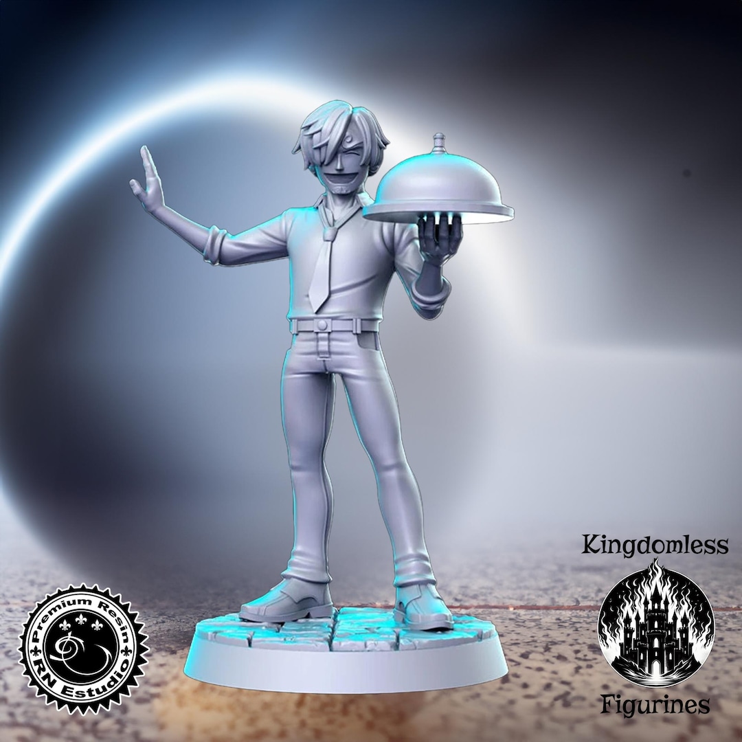 Human Waiter Dnd Miniature, Tabletop RPG Dnd Mini, D&D Figurines ...