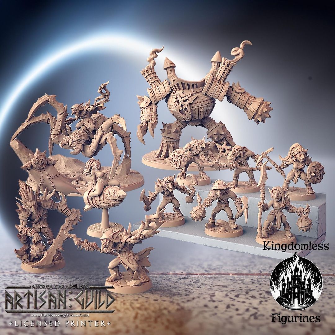 Sparksoot Goblins Miniature Full Set | Artisan Guild Dnd Miniatures - Etsy
