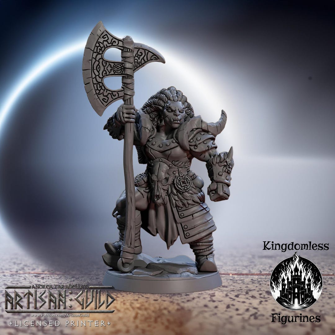 Female Orc Ogre Champion Miniature | Artisan Guild Dnd RPG Figurine - Etsy