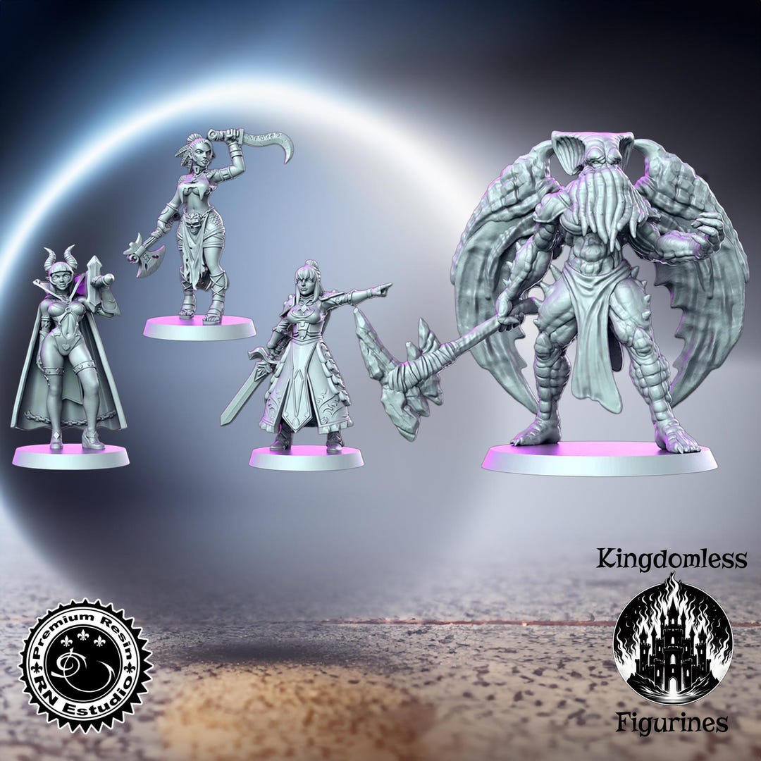 Multiverse 3 Dnd Miniature Set, RN Estudio, Tabletop RPG Figurines - Etsy