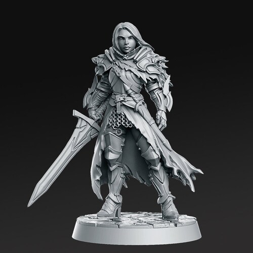 Dnd Human Sorcerer Mini Tabletop RPG Miniature D&D - Etsy