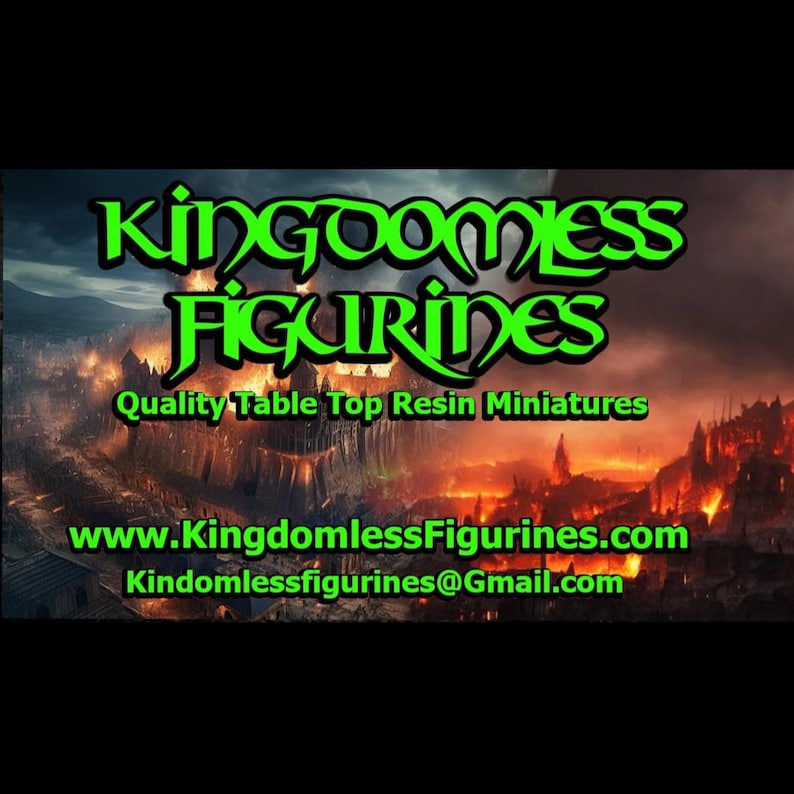 Demon Samurai Miniature, Resin Dnd RPG Figurine, RN Estudio - Etsy