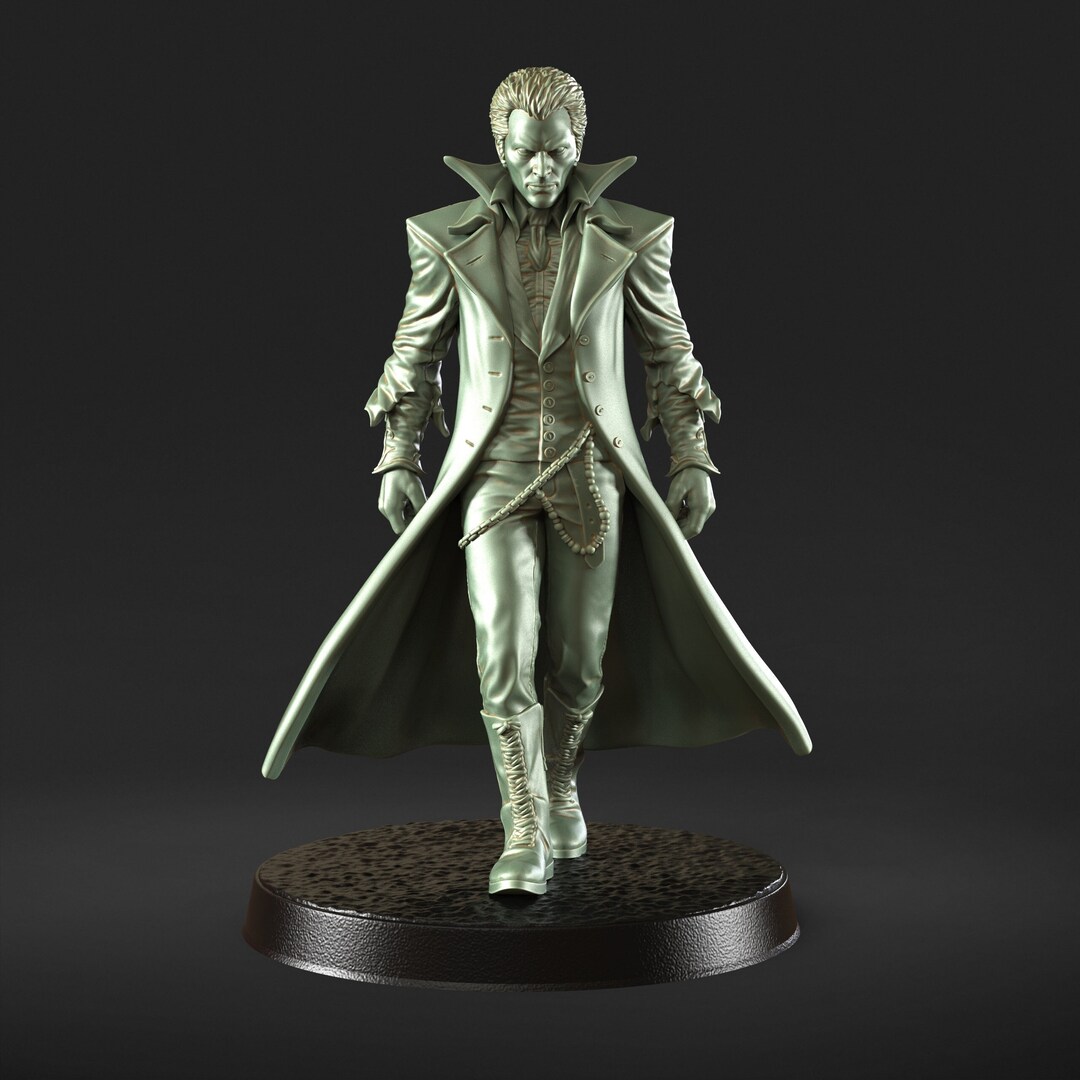 Adrien Vampire Lord Dnd Miniature, Tabletop RPG Dnd Mini, D&D Figurines ...