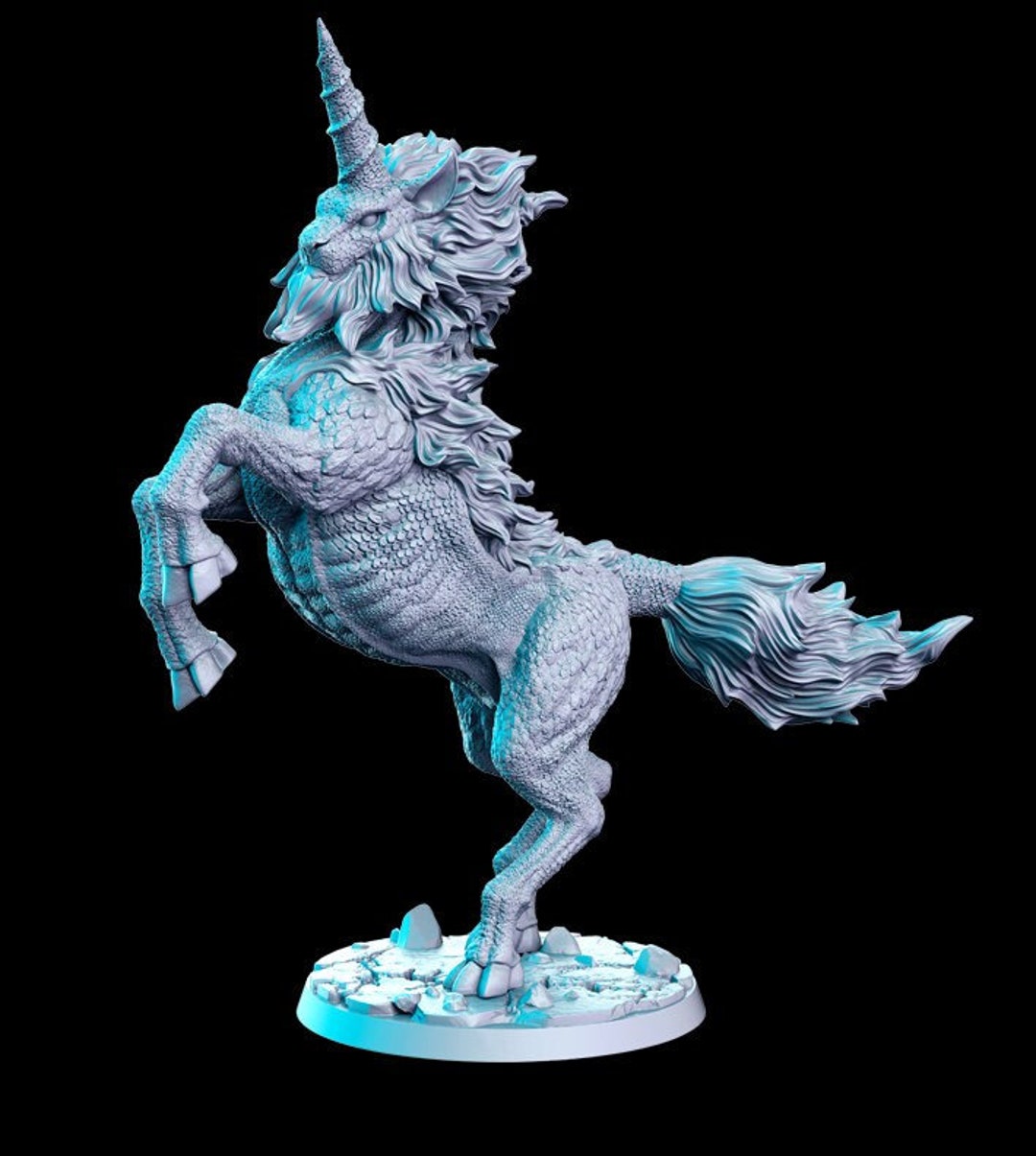 Kirin Dnd Miniature, Tabletop RPG Dnd Mini, D&D Figurines, Fantasy ...