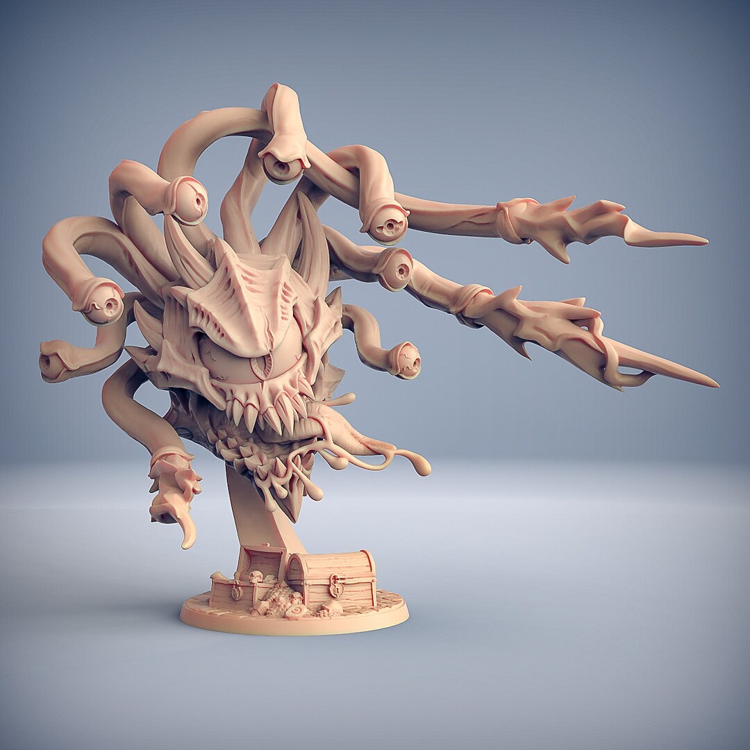 Beholder Boss Mini Dnd Tabletop RPG Miniature D&D Figurines Pathfinder ...