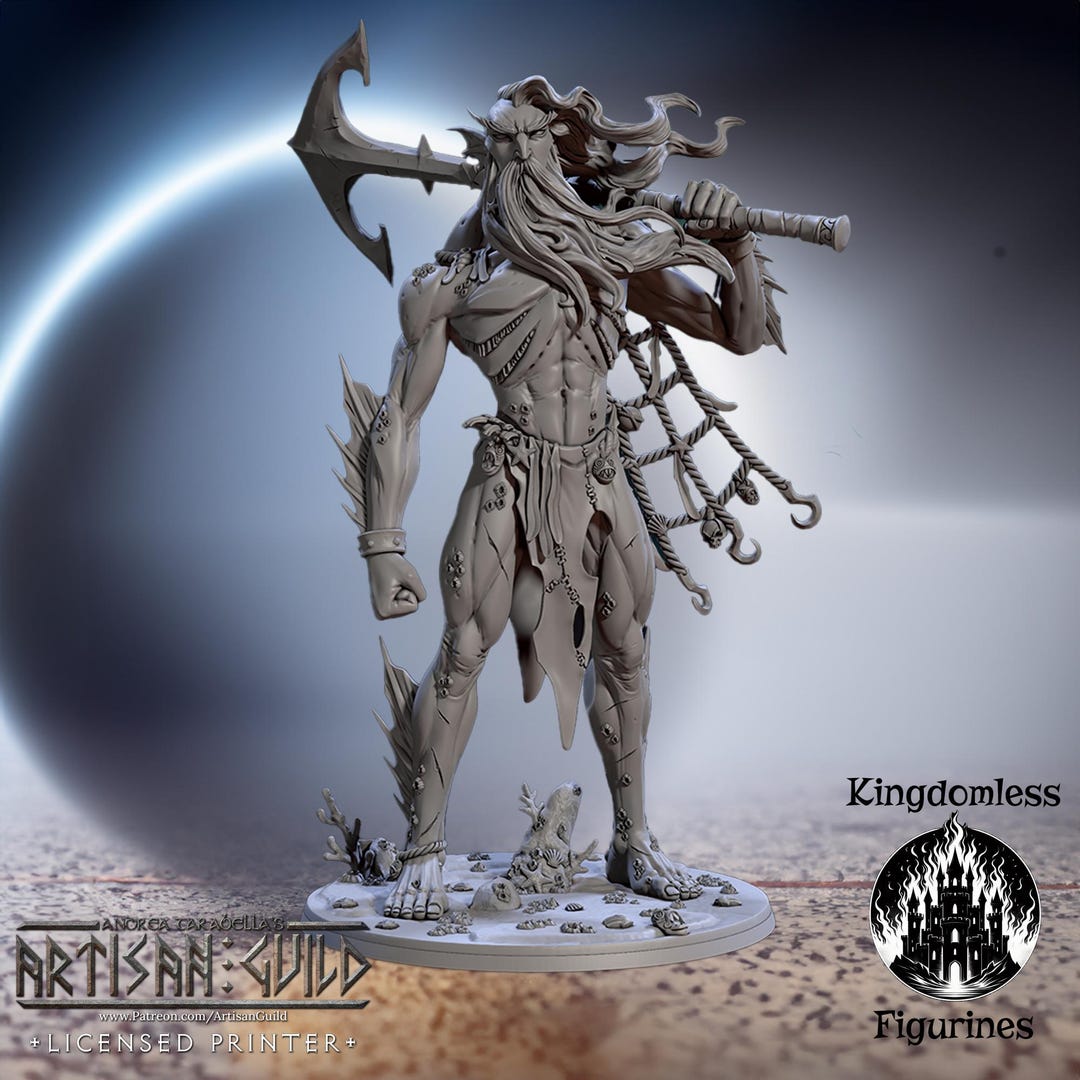 Mirmidon Sea Giant Dnd Miniature, Tabletop RPG Dnd Mini, D&D Figurines ...