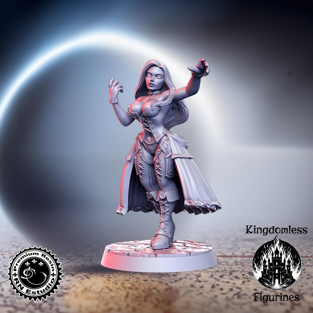Female Wizard Miniature | RN Estudio, Dnd RPG Figure - Etsy