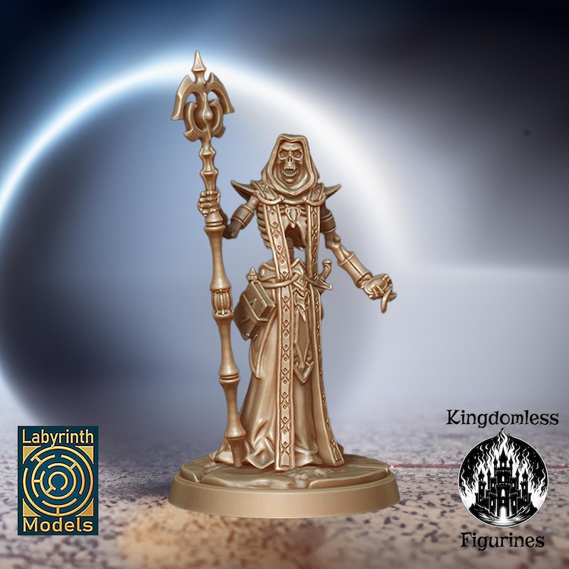 Skeleton of Sorcerer a Game - Etsy