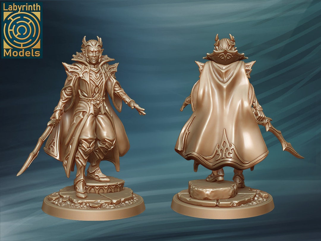 Dark Elf Prince Dnd Miniature, Tabletop RPG Dnd Mini, D&D Figurines ...