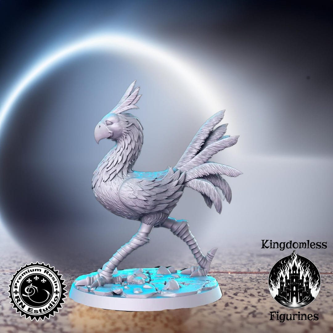 Striding Bird Miniature | Resin Dnd Mini, RPG Gaming Figurine, RN ...