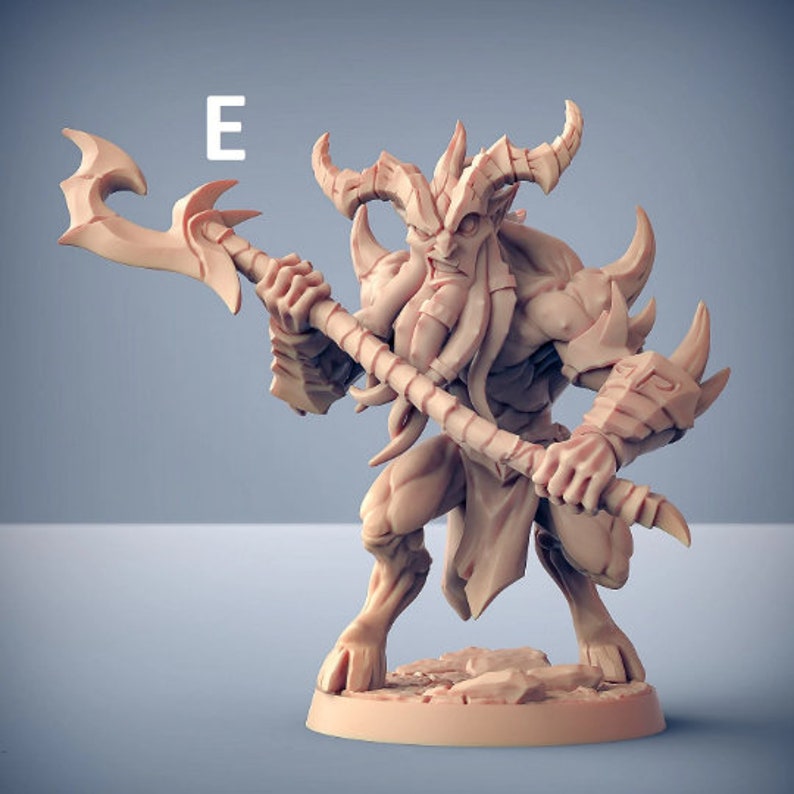 Modular Abyss Demon Warriors | Dnd Miniatures, Artisan Guild - Etsy