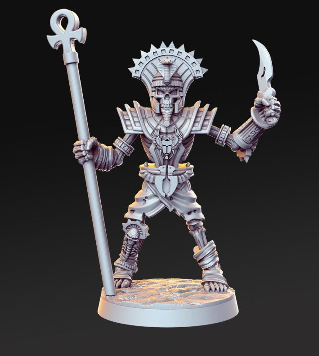 Egyptian Mummy Dnd Miniature Tabletop RPG Dnd Mini D&D Figurines ...