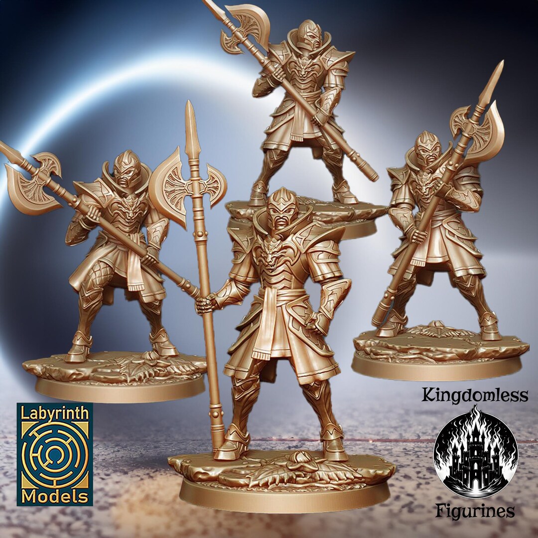 Myrmidon Guards Dnd Miniature: Resin Tabletop RPG Miniatures - Etsy